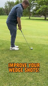 Chunking wedge shots? This drill helps! #golf #golftips #golfcoach #chipping #shortgame | Callum Beveridge Golf