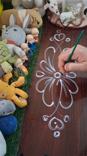 Daily Side Border Design Ideas | Simple & Stunning with Suddha & Brush | #Shorts🎨