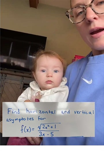 Horizontal and vertical asymptotes explained with a guest student #calculus #apcalc #homeworkhelp #math