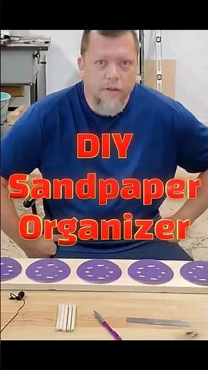 DIY Sandpaper Storage | Sandpaper Storage Ideas | DIY at Home