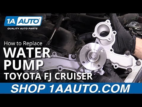 How to Replace Water Pump 07-09 Toyota FJ