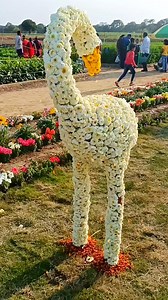 Statues made from flowers | North-Indian Cooking