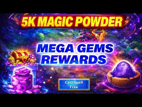 ROLLING 5K MAGIC POWDER - MEGA GEMS REWARDS - IGG - 😍