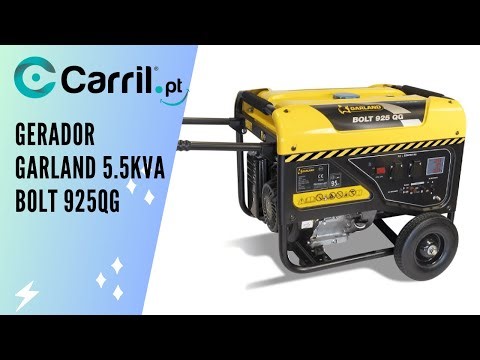 Gerador Garland Bolt 925QG | 5.5kVA com AVR