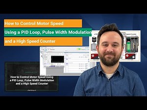 How to Control Motor Speed Using a PID Loop, Pulse Width Modulation and a High Speed Counter