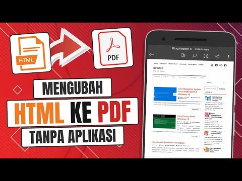 How to Convert HTML to PDF on Android