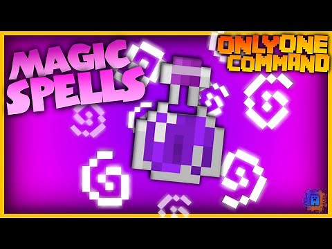 Minecraft: Spells in only one command! (1.8)
