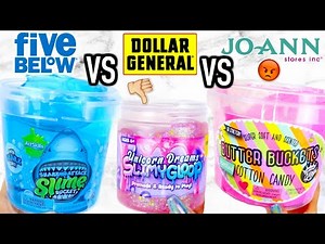 FIVE BELOW VS DOLLAR GENERAL VS JO ANN SLIME! Which Is Worth It?!?