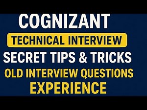 Cognizant Technical Interview 2025 🔹 Questions, Tips & Mistakes to Avoid