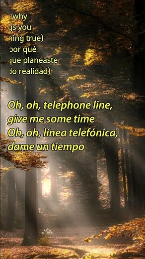 Telephone Line Electric Light Orchestra español #foryou #parati #lyrics
