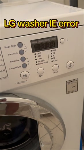 A easy and quick way to determine if its the water inlet valve causing IE error in LG washing machine. If after clearing the hose and the filter and water is not spraying well in both tray I and II, then it could water inlet valve. #lg #washer #error #ie #washingmachine #diy #troubleshoot #diagnosis | Stu R Geon | Facebook