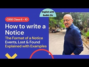 Notice Writing - All Rules Explained + Examples | CBSE Class 6 to 10 #kvs #nvs #englishwritingskills