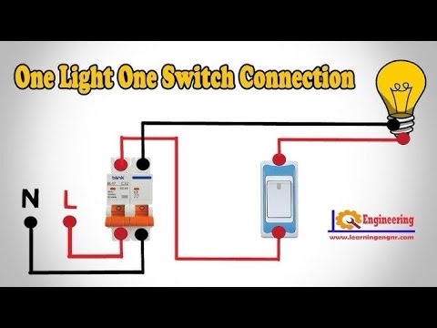 HOW TO WIRE ONE SWITCH ONE LAMP (Step-by-Step for Beginners!)