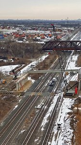 @conrailofficial Miller Bridge Timelapse #reels #reelsinstagram #drone #timelapse #railroad #bridge #construction #rail #train #project #work | Craig Hensley Photography
