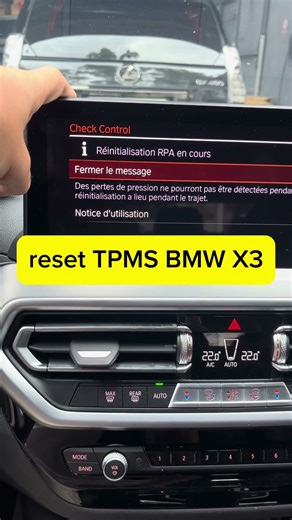 Reset TPMS BMW X3 #automobile #camera360 #ppfprotection