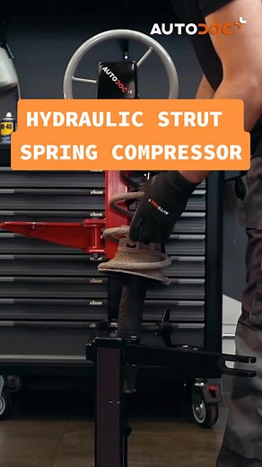 Hydraulic strut spring compressor #autodoc #tools #easydiy #carservice #carparts #autoparts #diy #mechanic