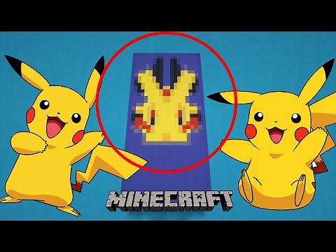PIKACHU banner tutorial in Minecraft! (Cool banner design)