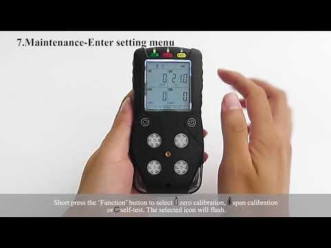 AGH6200(F) Portable Gas Detector Operation Guide-AIYITEC.com