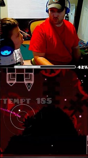Kelan attempts bloodbath "crack" in Geometry Dash