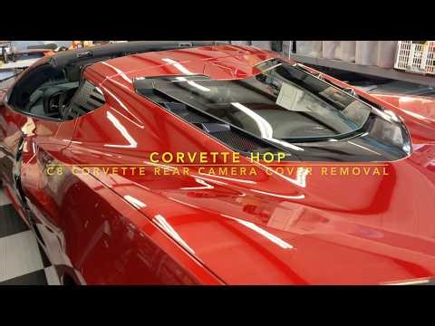 C8 Corvette Rear Camera Cover/Panel Removal (2020-2026 Models)