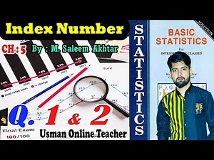 Index number statistics || statistics chapter5 index number || index number statistics class 11