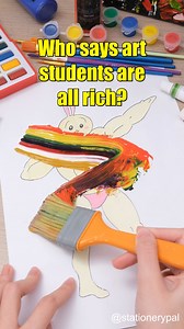 1M views · 10K reactions | Who says art students are all rich? . .⁠...