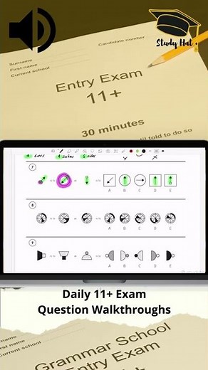 Non Verbal Reasoning Question Walkthrough for the 11 Plus Exam