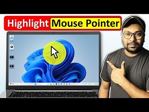 How to highlight mouse pointer windows 11 | mouse pointer highlight | mouse cursor highlight