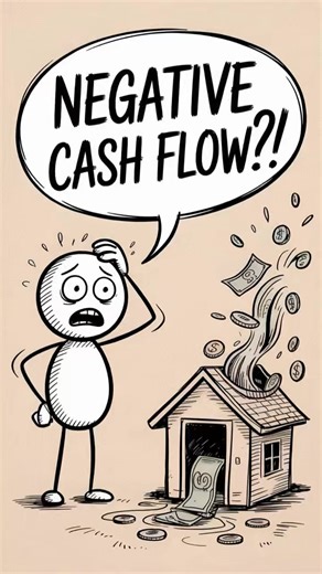 What Happens If Your Property Has NEGATIVE Cash Flow? (Explained Simply)