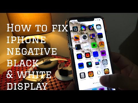 How to fix iphone negative black & white display smart Invert & Classic Invert Settings to normal