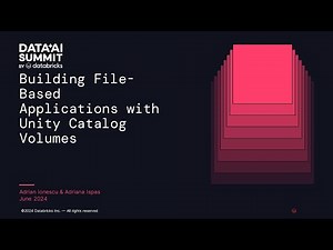 Building File-Based Applications with Unity Catalog Volumes