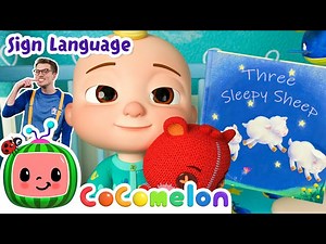Bedtime Song! 😴🛏️🌖 | Cocomelon Nursery Rhymes | Learn ASL & Baby Sign Language for Kids - Videos For Kids