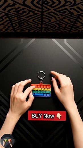 ASMR Clicker Keychain Relaxing Keyboard #asmrsounds #asmr #asmrcrunchy #asmrvideo