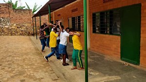 Traditional dance class at the Ubuntu Music Program. This dance is called “Ikinyemera” it is a dance from the cuttles people from #Rwanda. They can also dance with sticks in hands #iPlayForChange #MusicIsTheKey | Playing For Change Foundation