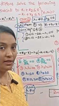 Kuhn Tucker Conditions with 2 Variables Constraints OT Most Important Pr 021