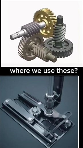 Worm Gears Explained | Where These Powerful Gears Are Used in Real Life⚙️#viral #automobile #machine