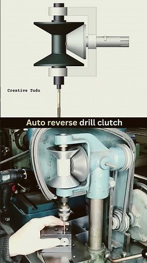 Auto Reverse Drill Chuck||Tapping Operation By Machine.