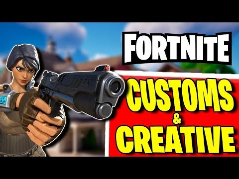 FORTNITE CUSTOMS LIVE! EU (Duos,Trios, creative and more!)