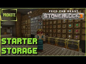 functional storage drawers great starter storage - Minecraft Stoneblock 3