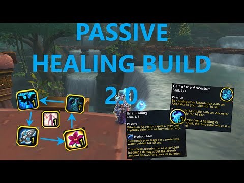Resto Shaman PASSIVE Healing Build 2.0 for The War Within!
