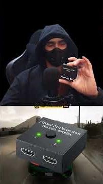 1 Monitor, 2 Devices – One Click HDMI Switch 🔥