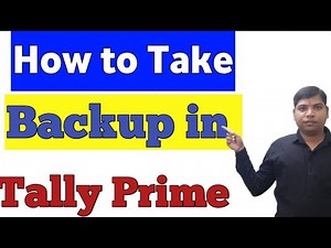 How to Take Tally Prime Backup in Zip File | Tally Prime Backup | How to Take Tally Backup