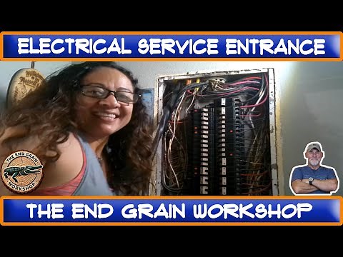Electrical Service Entrance Installation - The End Grain Workshop