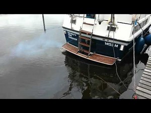 MY Seewolf II engine test (DAF 575 Diesel 6 Cyl.) first run motor yacht