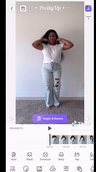 How to Use Pretty Up App to Edit Your Body