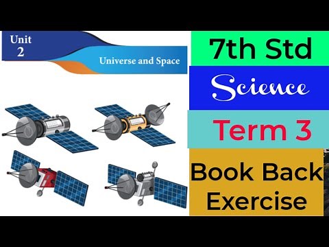7th Std - Term 3 | Science - Unit 2 | Universe and Space | Book Back Exercise