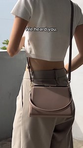 You asked, we listened; the Iduna Top Handle now allows for crossbody carrying | Tocco Toscano