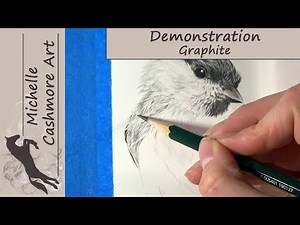 Bird in Graphite Drawing Demonstration