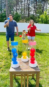 13K views · 72 reactions | Balance the ball and fill your container fastest to wins! Is this a game of speed or strategy?! #ballgame #fungames #challenge #outdoorgames #familygames | Cassie Hollister | Facebook