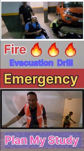 Fire Evacuation Drill @ High Rise Buildings: Safety & Preparedness #fire #emergency #planmystudy